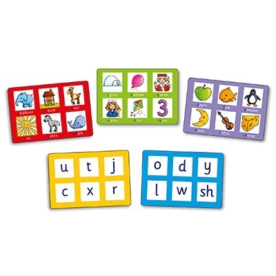 Story box toys and books. Alphabet Lotto Game