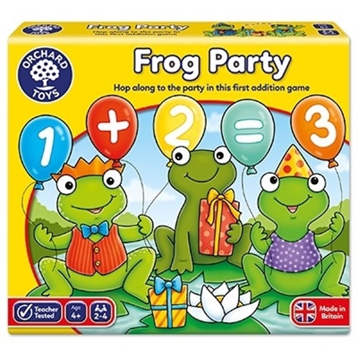 Story box toys and books. Frog Party Game