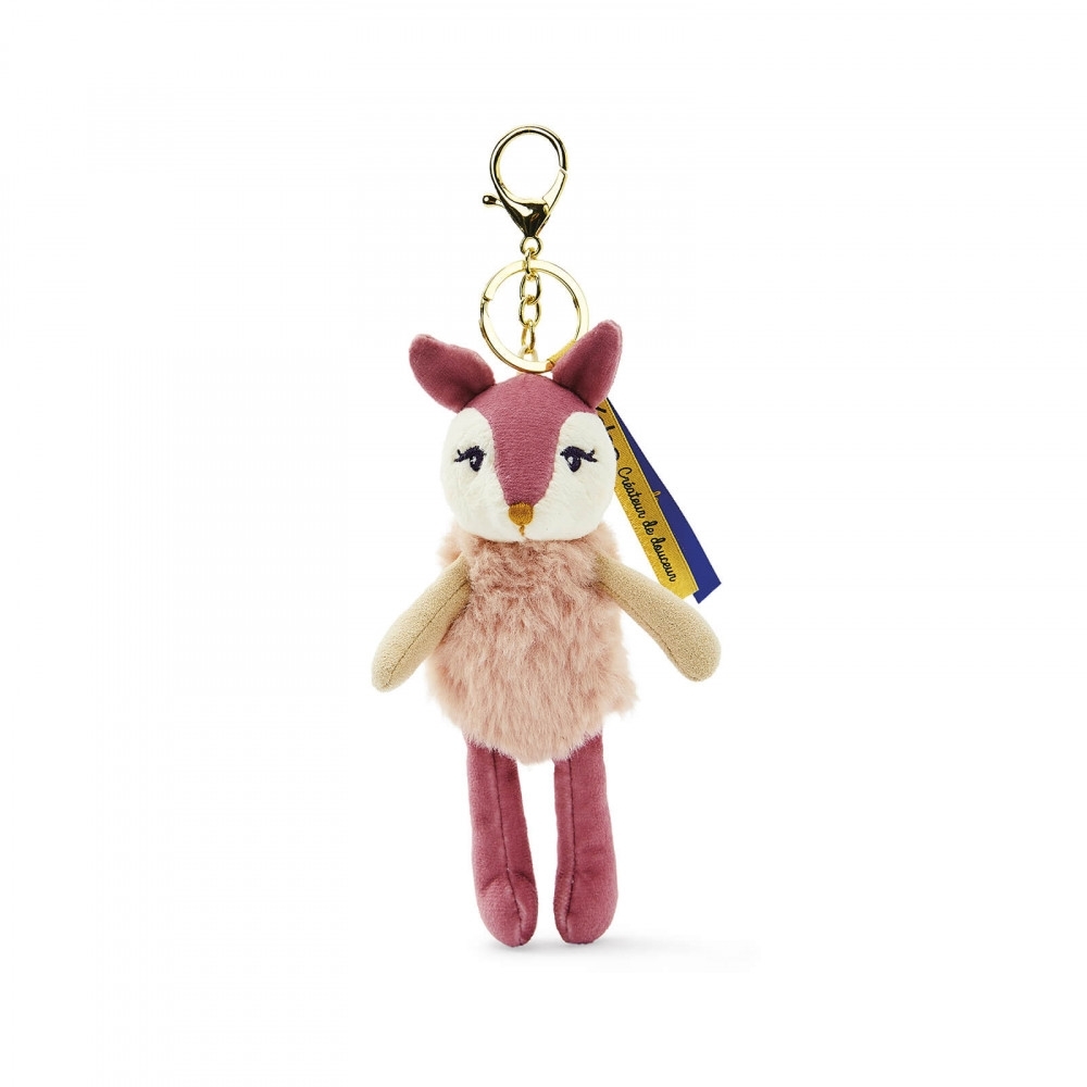 Story box toys and books. KEYCHAIN AVA DEER PLUSH