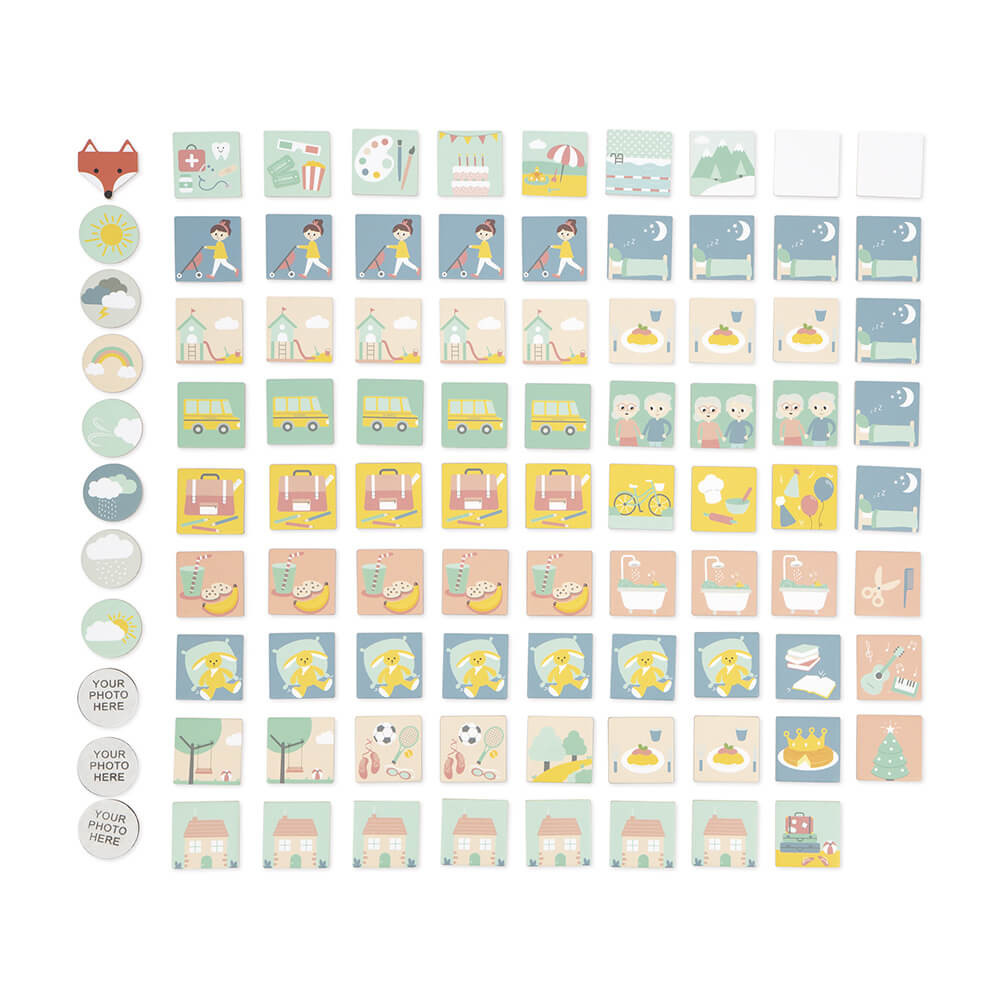 Story box toys and books. Мојот магнетен неделен планер - Janod