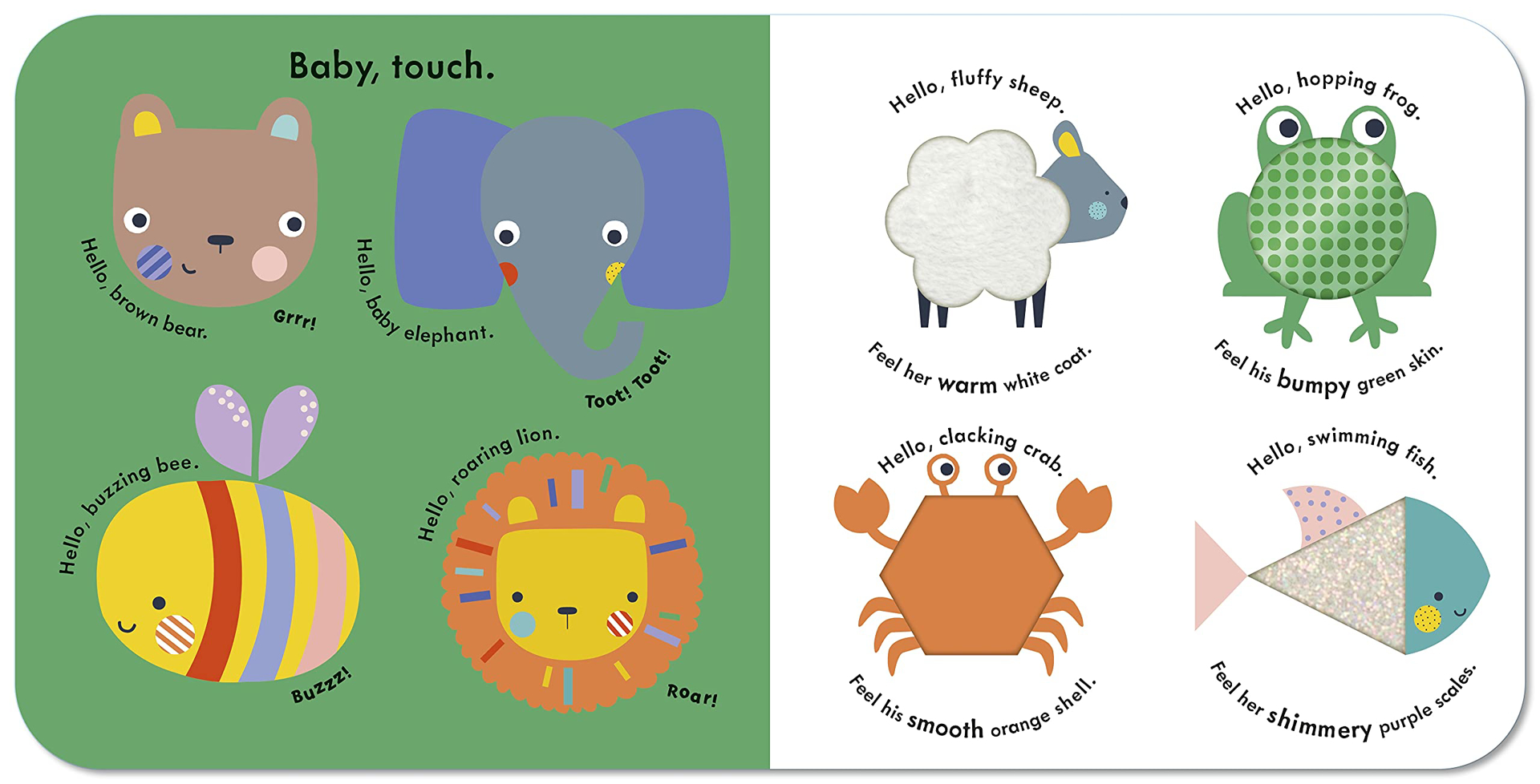 Story box toys and books. Baby Touch: Playbook