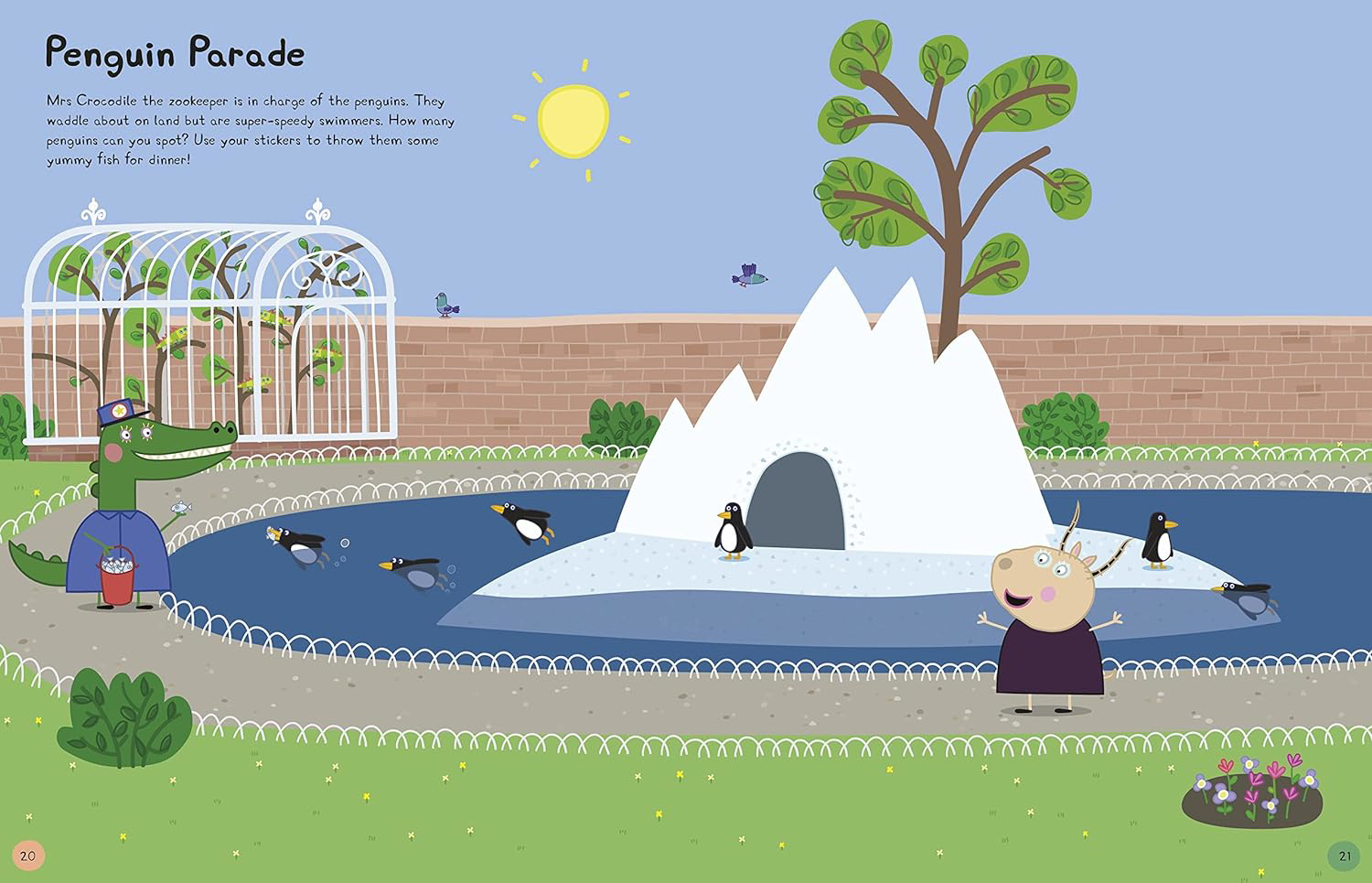 Story box toys and books. Peppa Pig: Day at the Zoo Sticker Book