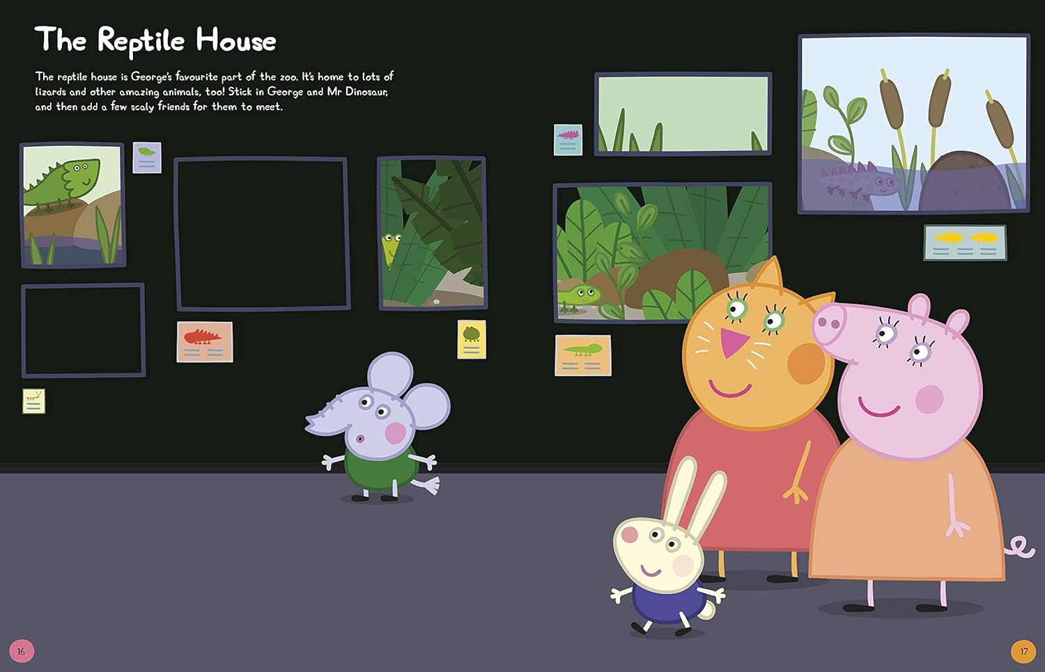 Story box toys and books. Peppa Pig: Day at the Zoo Sticker Book