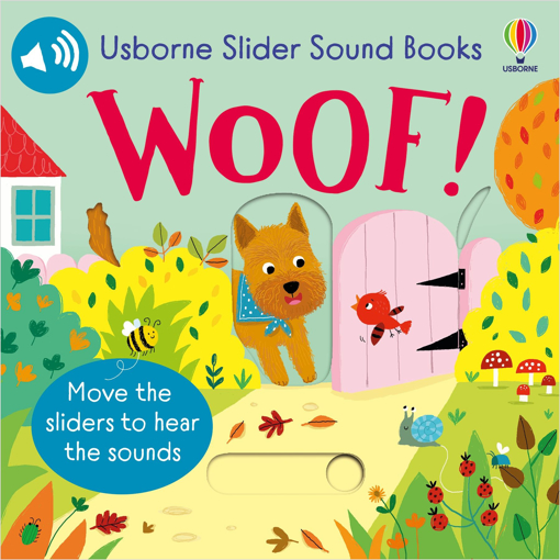Story box toys and books. Slider Sound Books Woof!