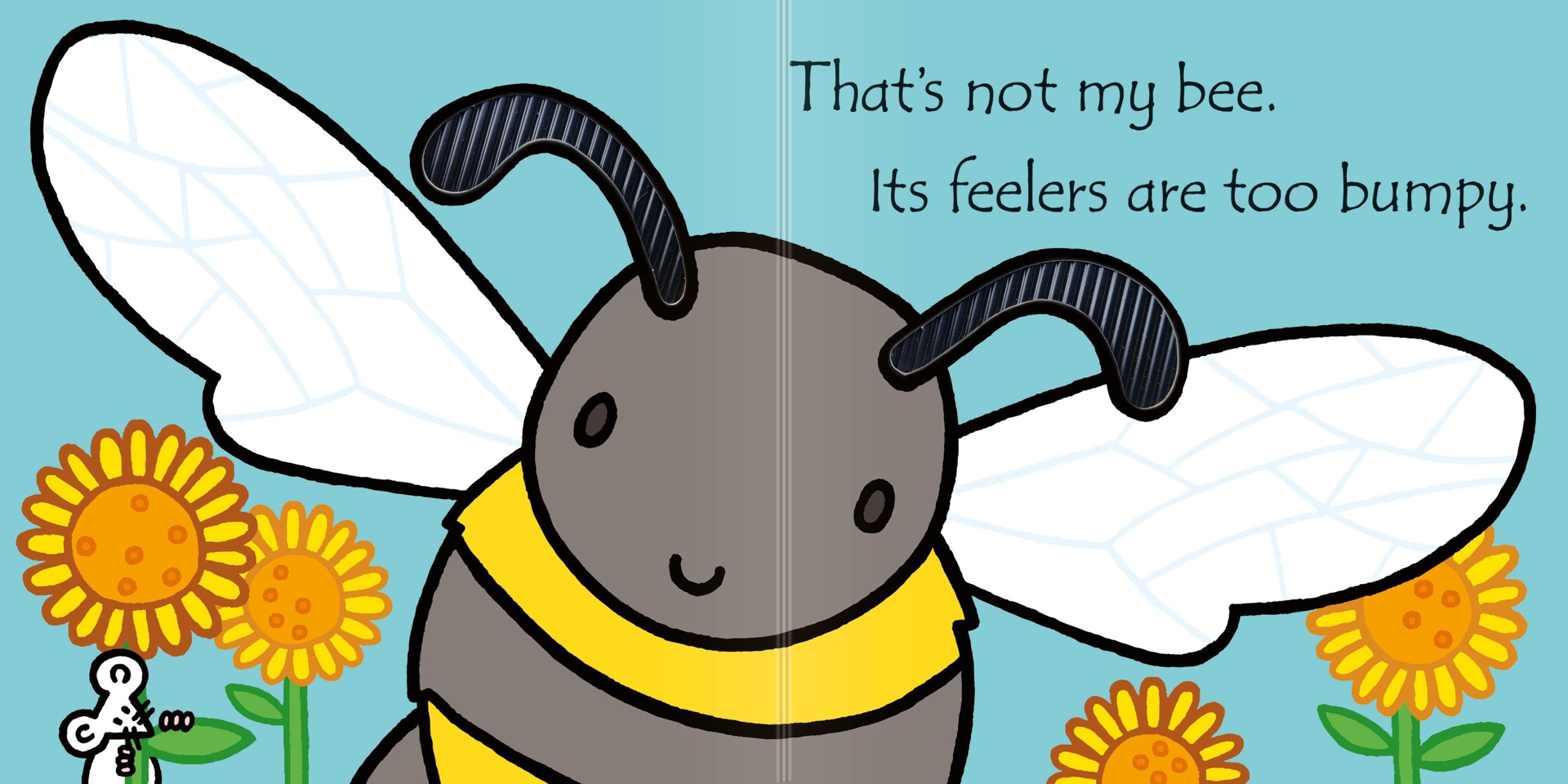 Story box toys and books. That's not my bee…