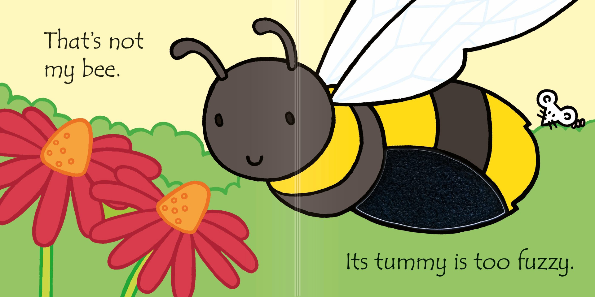 Story box toys and books. That's not my bee…