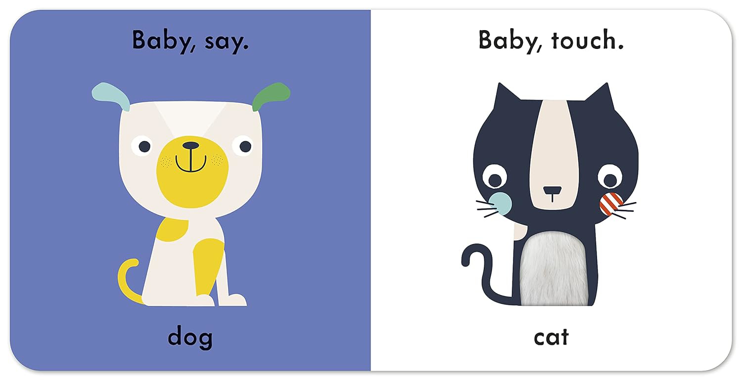 Story box toys and books. Baby Touch: Words